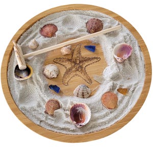 Starfish Zen Garden, Mini Beach Zen Garden, Shell Zen Garden, Sand, Sea ...