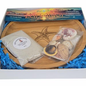 Starfish Zen Garden, Mini Beach Zen Garden, Shell Zen Garden, Sand, Sea ...