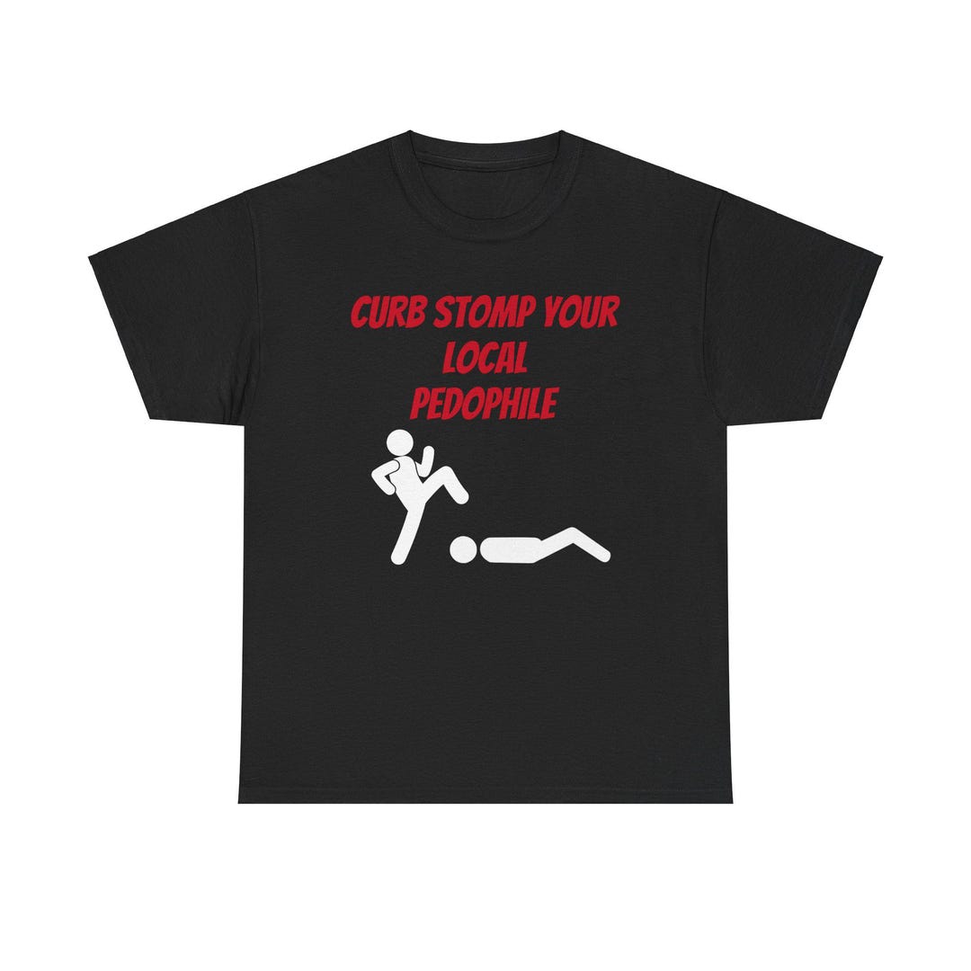 Curb Stomp Tee Blk - Etsy