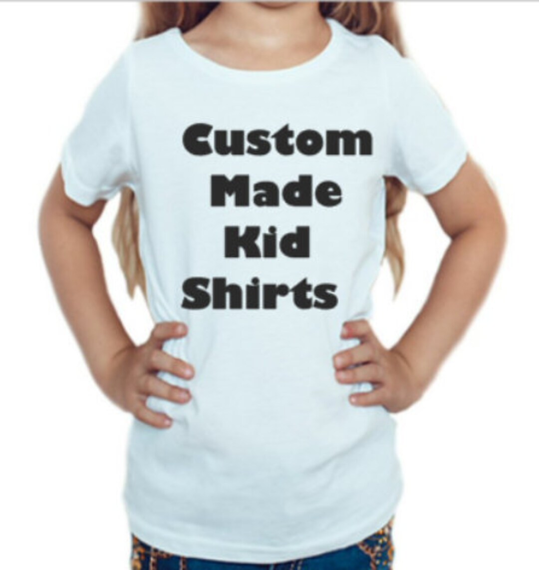 Custom Made, Kid Shirts, Name, Birth Flower, School Clothes, Back to ...