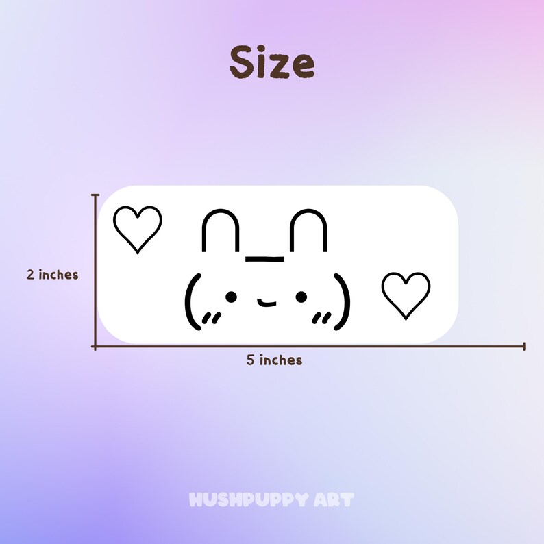 Bunny Emoticon Decal Ascii Kaomoji Emoticon Emoji, Vinyl Car Laptop ...