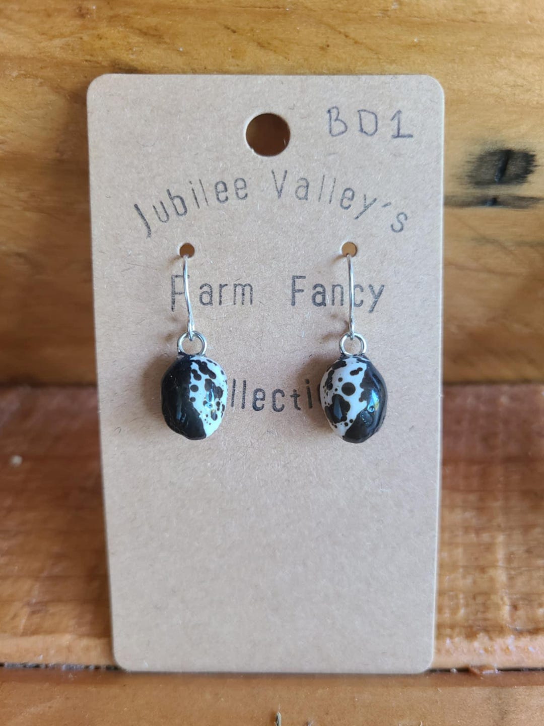 Yin Yang Bean Earrings - Etsy