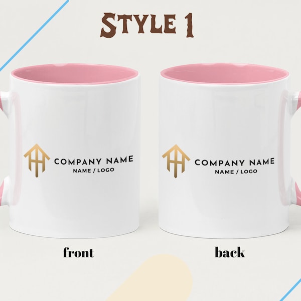 Personalized Coffee Mugs Logo - Etsy