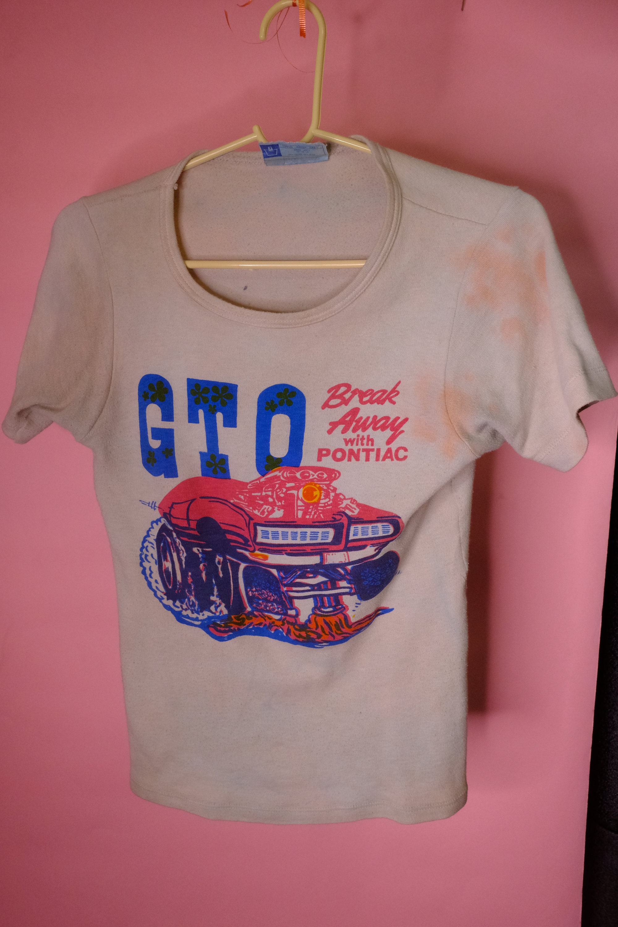 Vintage 1970s T Shirt Pontiac GTO Muscle Car - Etsy