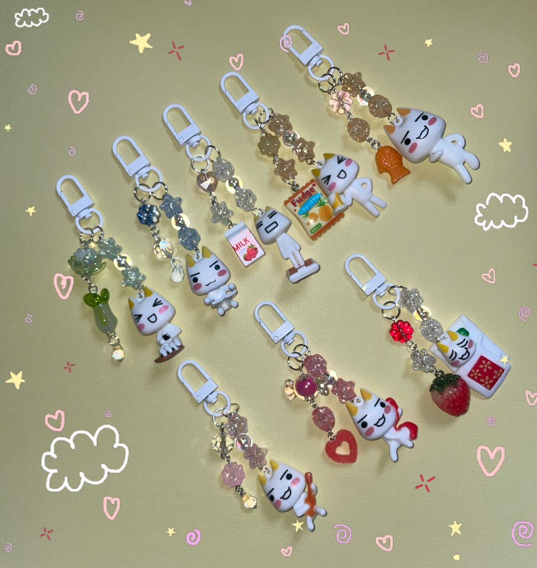 Toro Inoue RARE Keychain Juminocore Aesthetic Sony Cat Japanese ...