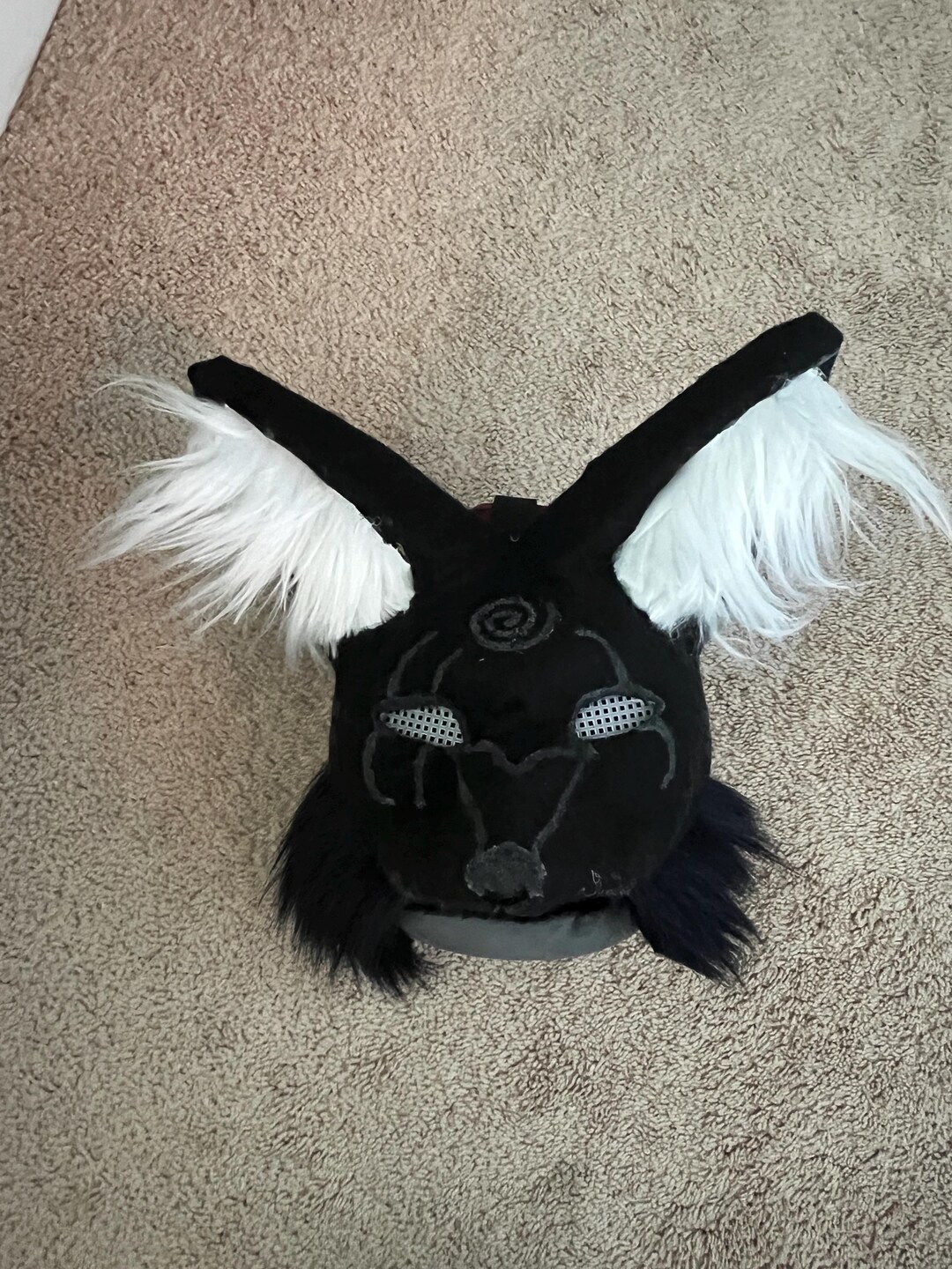Black Fox Mask - Etsy