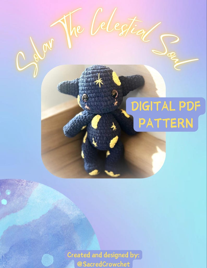 Solar the Celestial Soul / Crochet Pattern / Amigurumi / Alien - Etsy