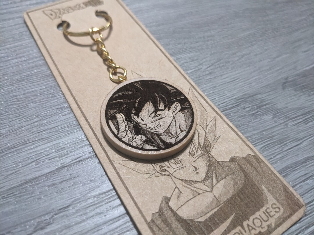 Laser Engraved Wooden Anime Keychain / Anime Keytag / Gift for Anime ...