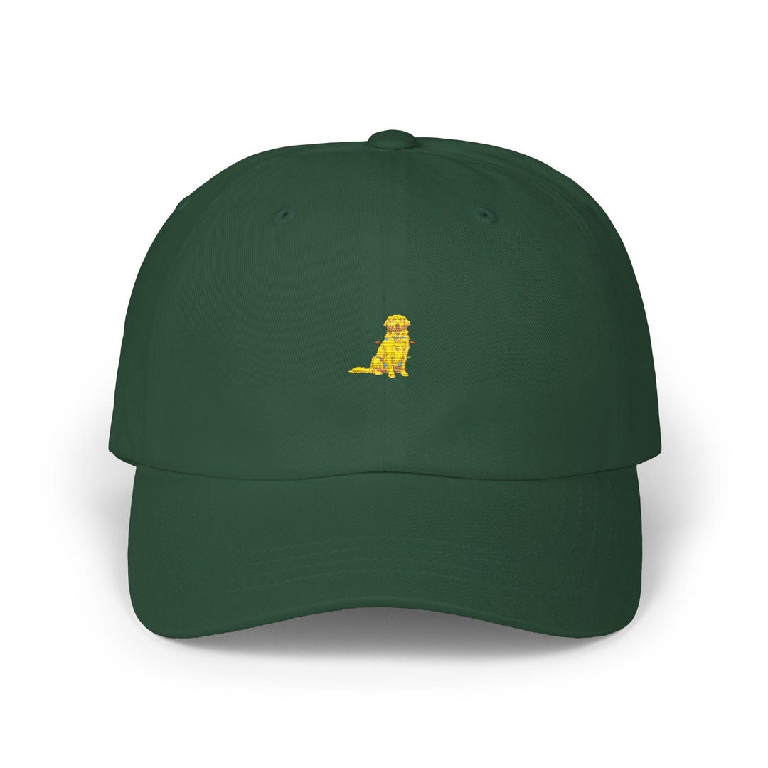 Tiny Yellow Labrador Embroidery Dad Cap | Minimal Puppy Hat - Etsy