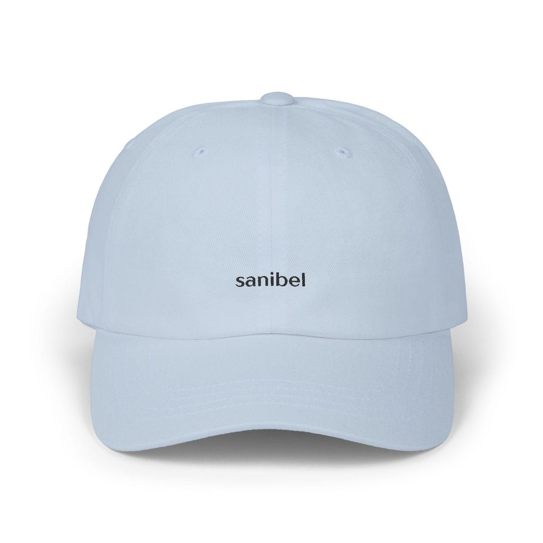 Sanibel Embroidered Hat, Florida Beach Hat, Coastal Vacation Cap ...