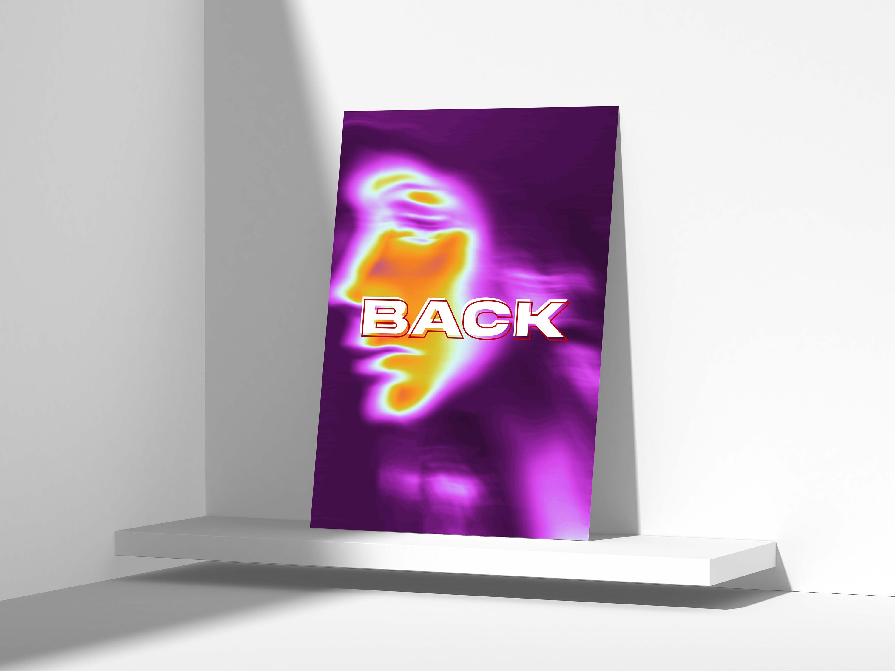 Never Look Back Heatmap Art Poster Set of 3, Gaming Room Wall Art ...