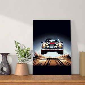 Audi Sport Quattro S1 Pixel Art Poster Set: Retro Gaming Room Decor ...