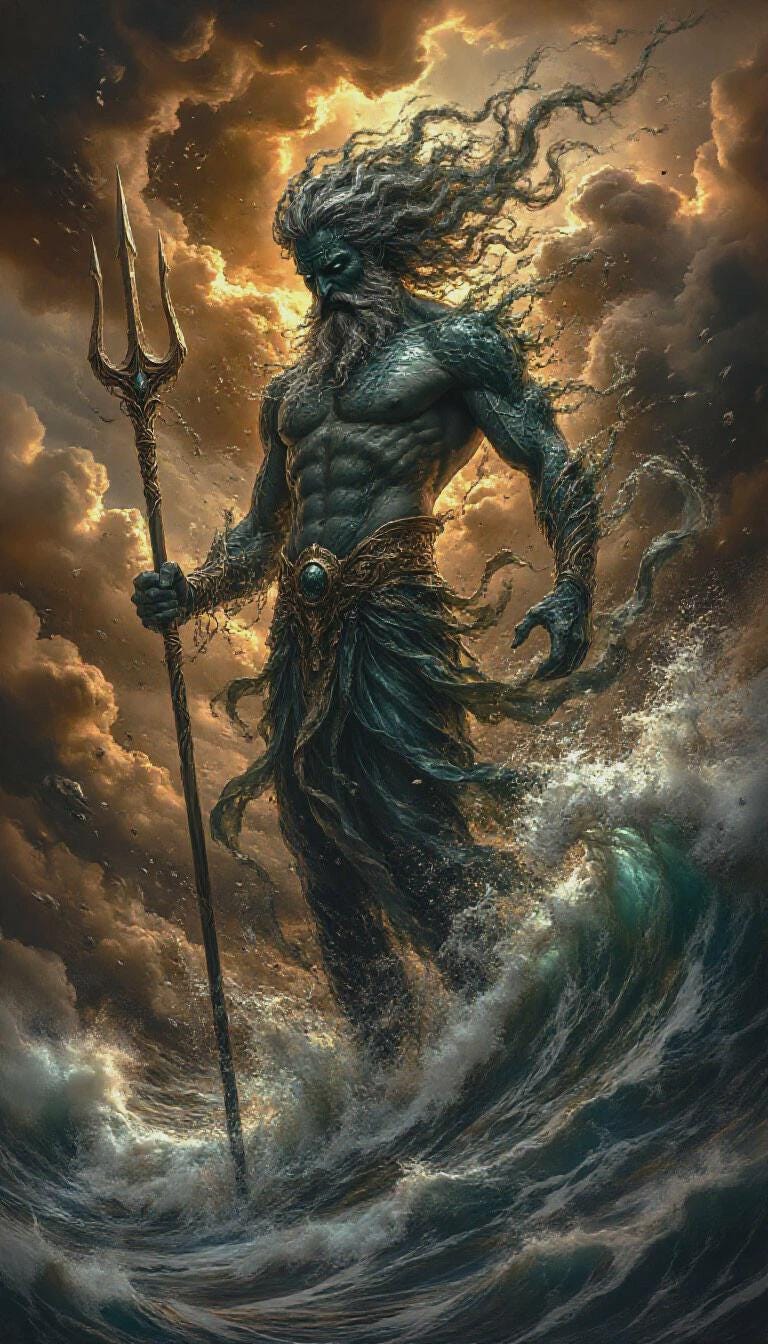 Poseidon’s Ocean Surge Spell, Ritual for Strength, Emotional Balance ...