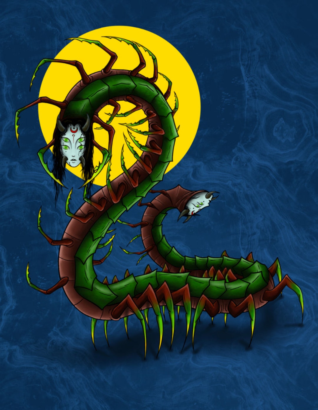 Centipede Nightmare - Etsy