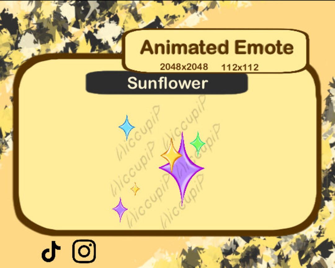 Multi Colored Sparkles - Twitch, Youtube, Discord Animated Emote - Etsy