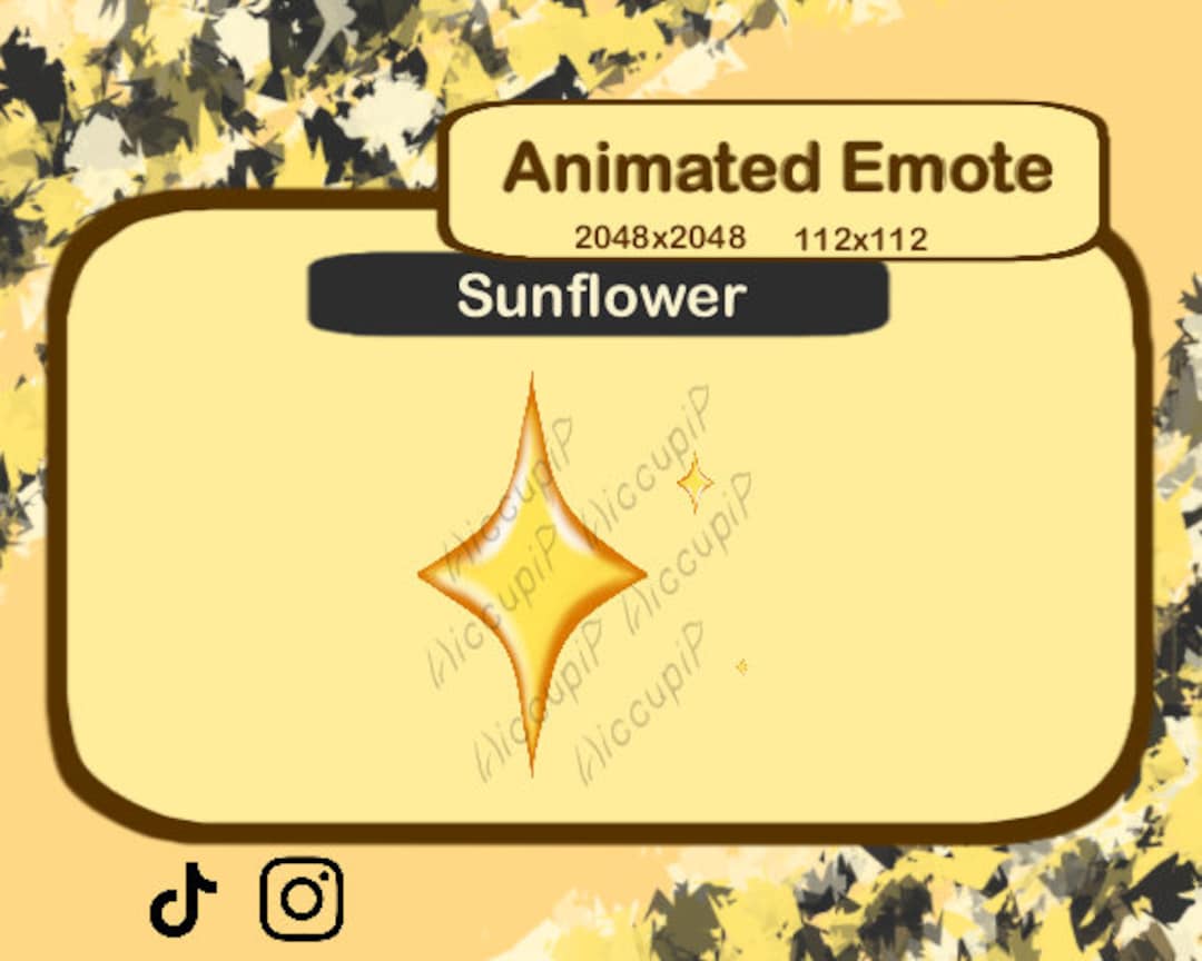 Golden Sparkles - Twitch, Youtube, Discord Animated Emote - Etsy