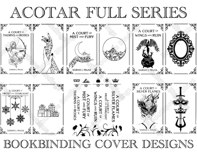 ACOFAS Cover Art Cricut Design Space Digital Download PNG. Penguin ...