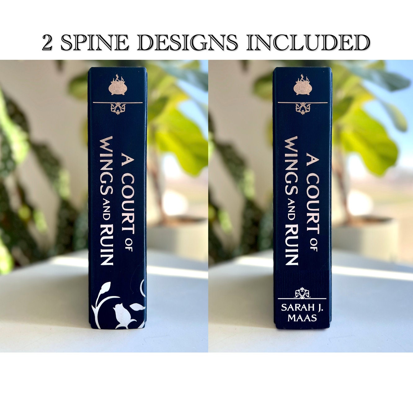 ACOWAR Bookbinding Cover Design SVG Files, a Court of Wings and Ruin ...