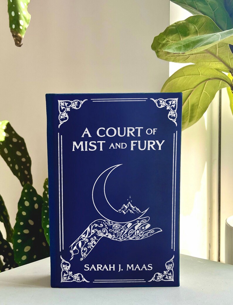 ACOMAF Bookbinding Cover Design SVG Files, a Court of Mist and Fury ...