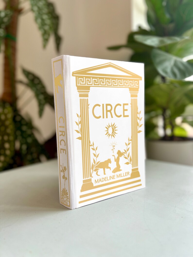 Circe Bookbinding Cover Design SVG Files, Vinyl Book Cover Design ...