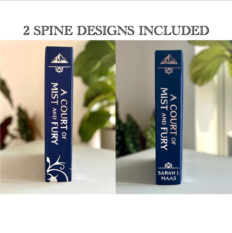 ACOMAF Bookbinding Cover Design SVG Files, a Court of Mist and Fury ...