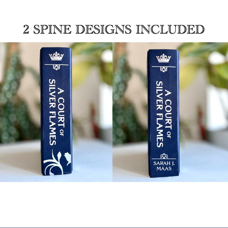 ACOSF Bookbinding Cover Design SVG Files, a Court of Silver Flames ...