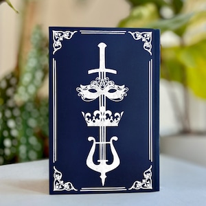 ACOSF Bookbinding Cover Design SVG Files, a Court of Silver Flames ...