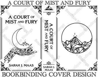 ACOTAR Bookbinding Cover Design SVG Files, A Court of Thorns and Roses ...