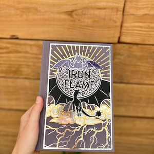 Iron Flame Bookbinding Cover Design SVG Files, Vinyl Book Cover Design ...