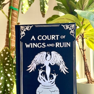 ACOWAR Bookbinding Cover Design SVG Files, a Court of Wings and Ruin ...