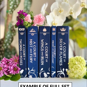 ACOFAS Bookbinding Cover Design SVG Files, Acourt of Frost and ...