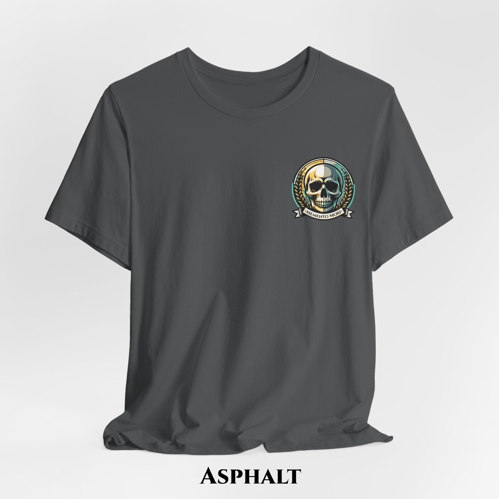 Stoic Wisdom T-shirt | Embrace Life: Memento Mori Emblem | Stoicism ...