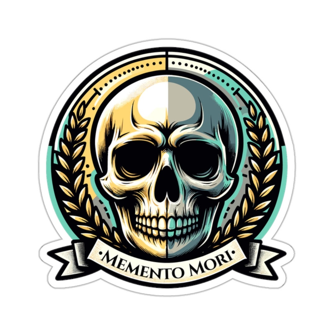 Stoic Decal | Stoicism | Memento Mori Emblem : Embrace Life | Sticker ...