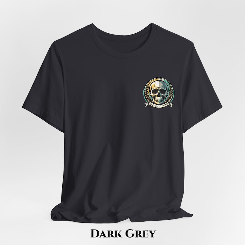 Stoic Wisdom T-shirt | Embrace Life: Memento Mori Emblem | Stoicism ...