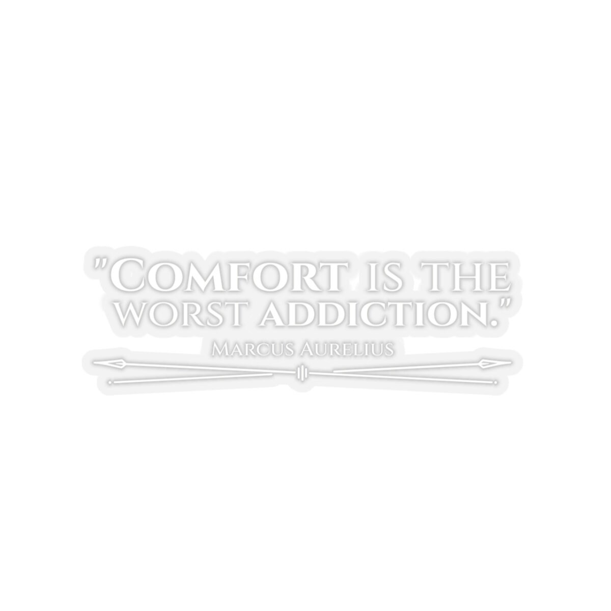 Stoic Decal | Stoicism | Challenge Comfort: the Stoic's View | Marcus ...