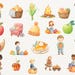 Cute Cozy Fall Watercolor Clipart Bundles, Printable Boho Autumn ...