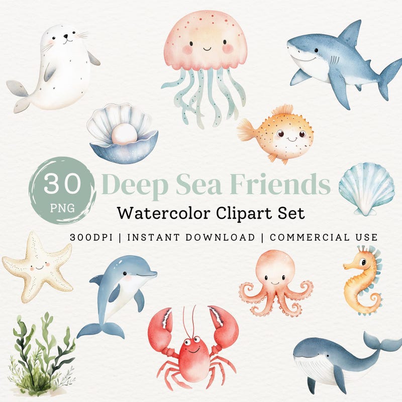 Deep Sea Cute - Etsy