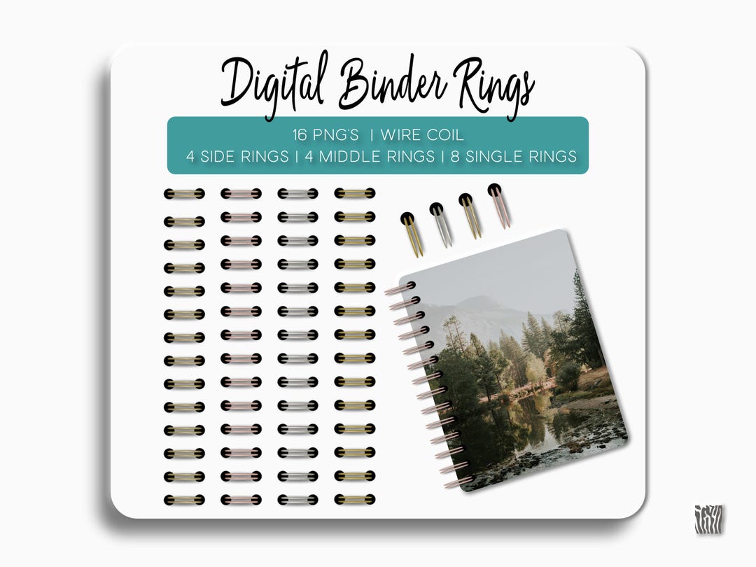 Digital Planner Binder Rings to Customise Your Digital Planners ...