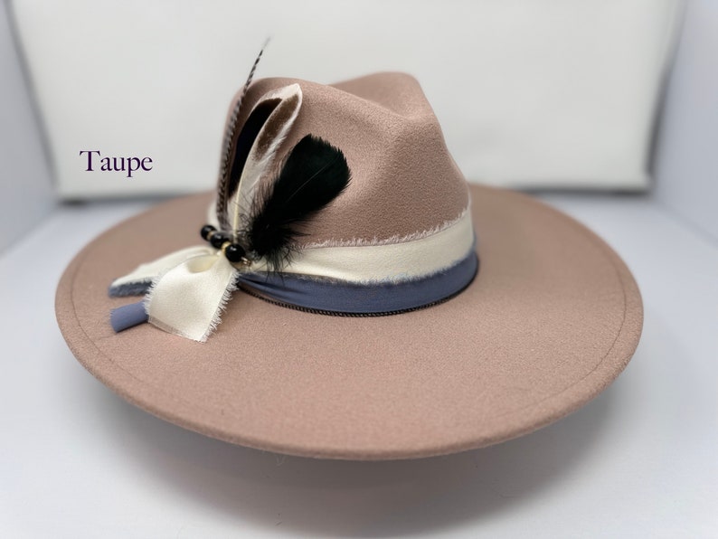Feathered Fedora Hat - Etsy