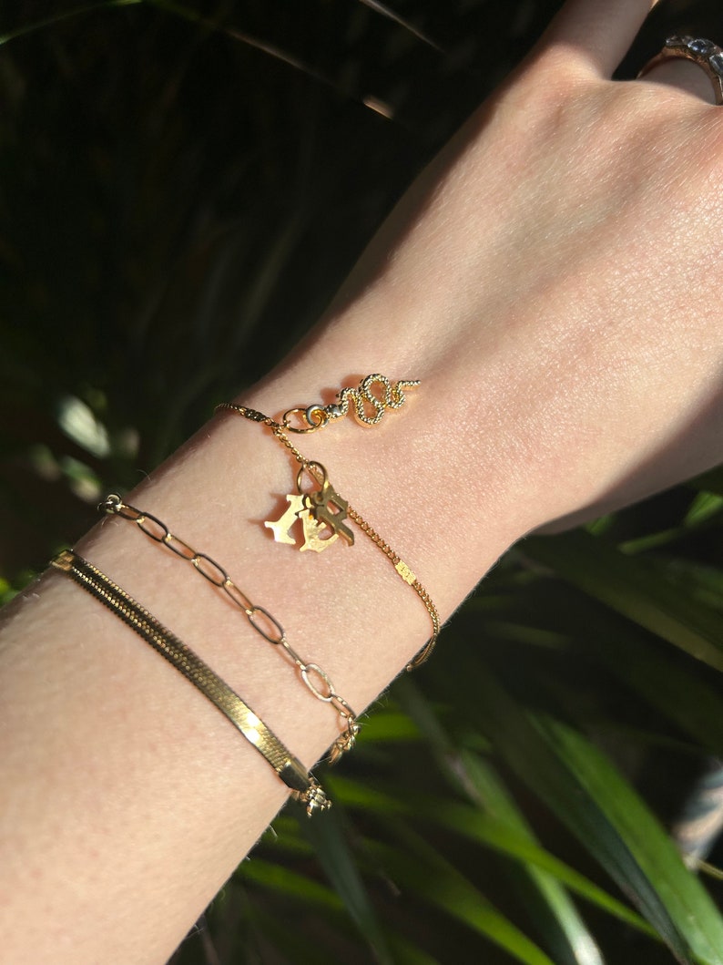 Rep TV Reputation Swiftie Gold Bracelet With Bunched Gold Charms - Etsy