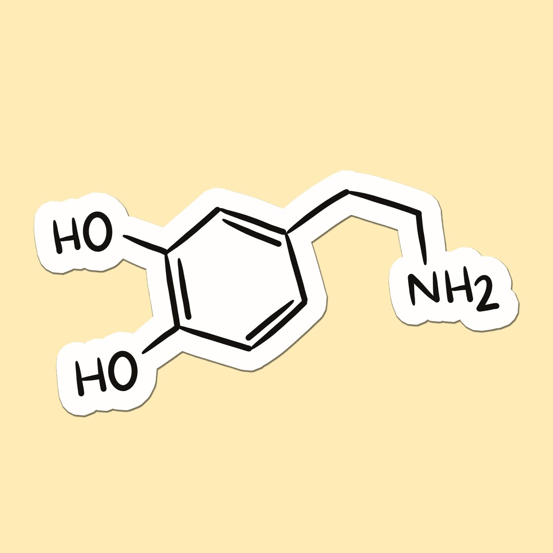 Dopamine Vinyl ADHD Mental Health Sticker Vinyl Sticker Vinyle Sticker ...