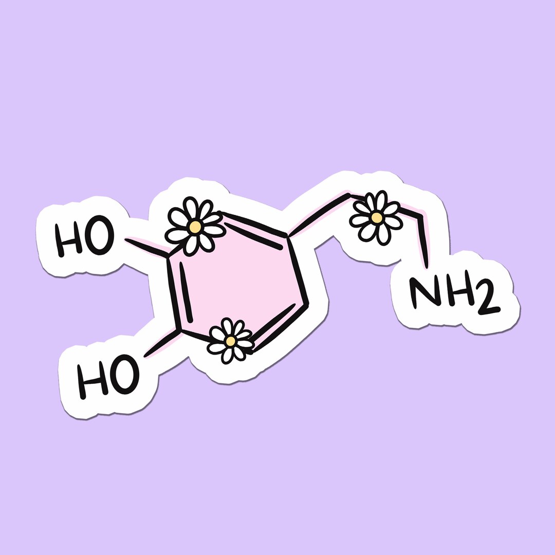 Dopamine Vinyl ADHD Mental Health Sticker Vinyl Sticker Vinyle Sticker ...