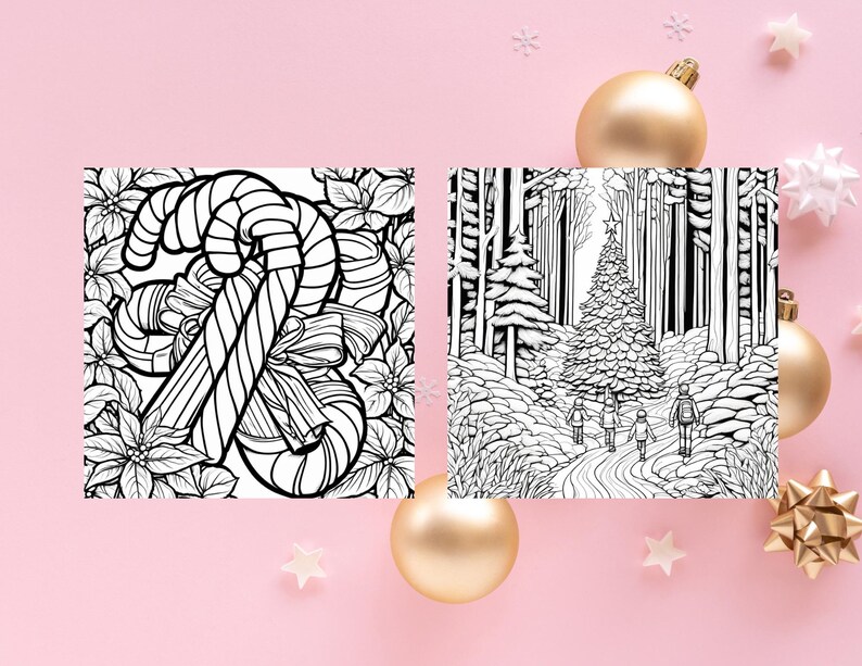 Christmas Coloring Pages for Kids - Printable Fun Coloring Book for ...