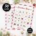 Christmas Bingo 30 Cards- Printable Christmas Game for Children ...
