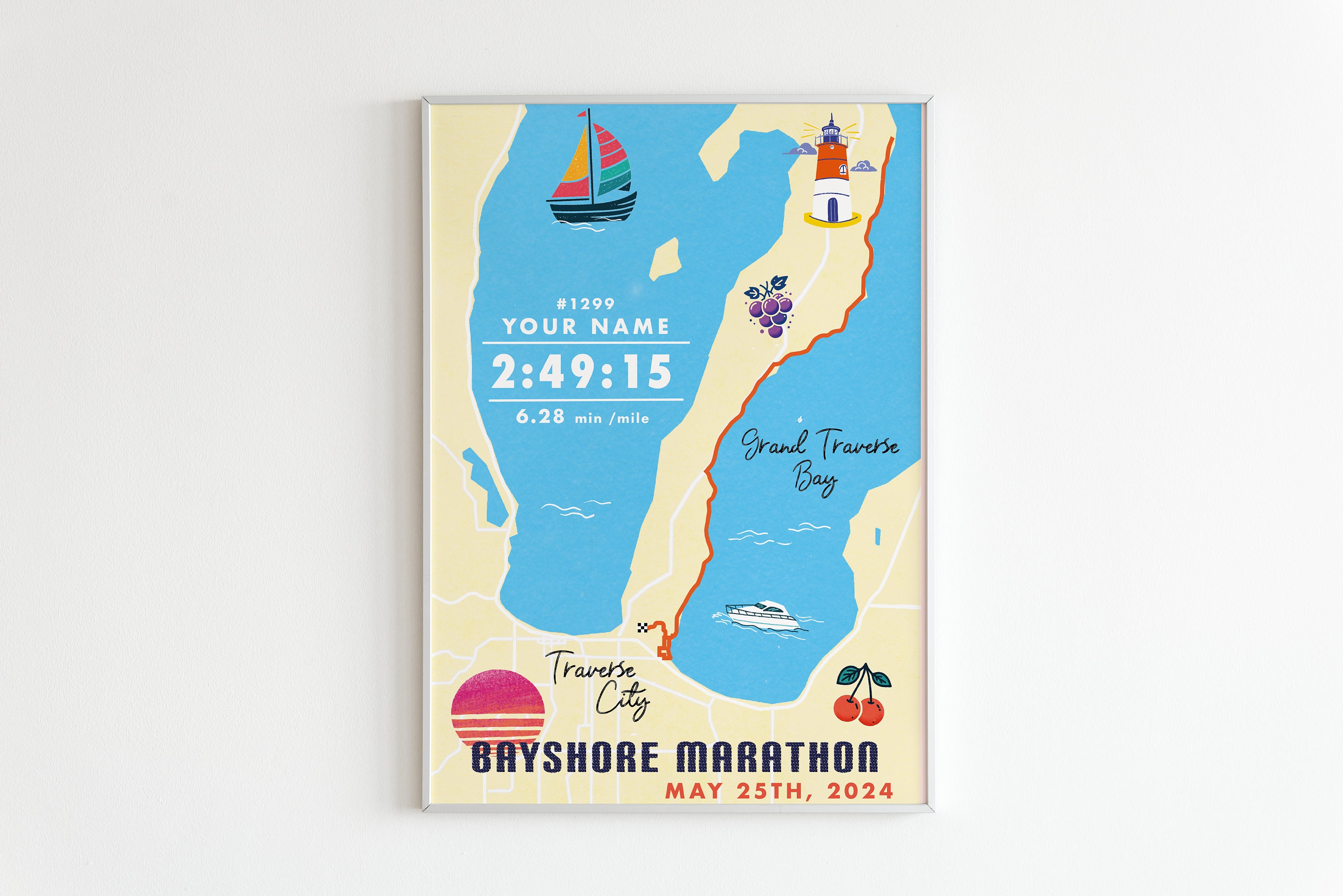 YOUR Custom Route Map - Ask Us Anything - Etsy