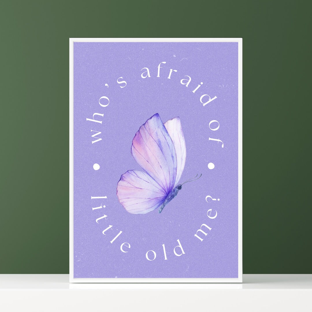 Taylor Swift Art Print Who's Afraid of Little Old Me Art Print ...