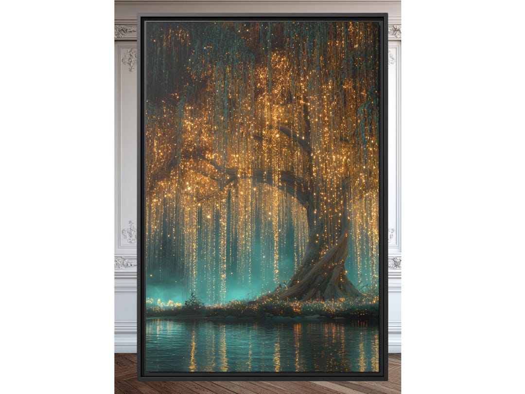 Fairy Willow Tree Wall Art: Enchanted Forest & Magical Decor - Etsy