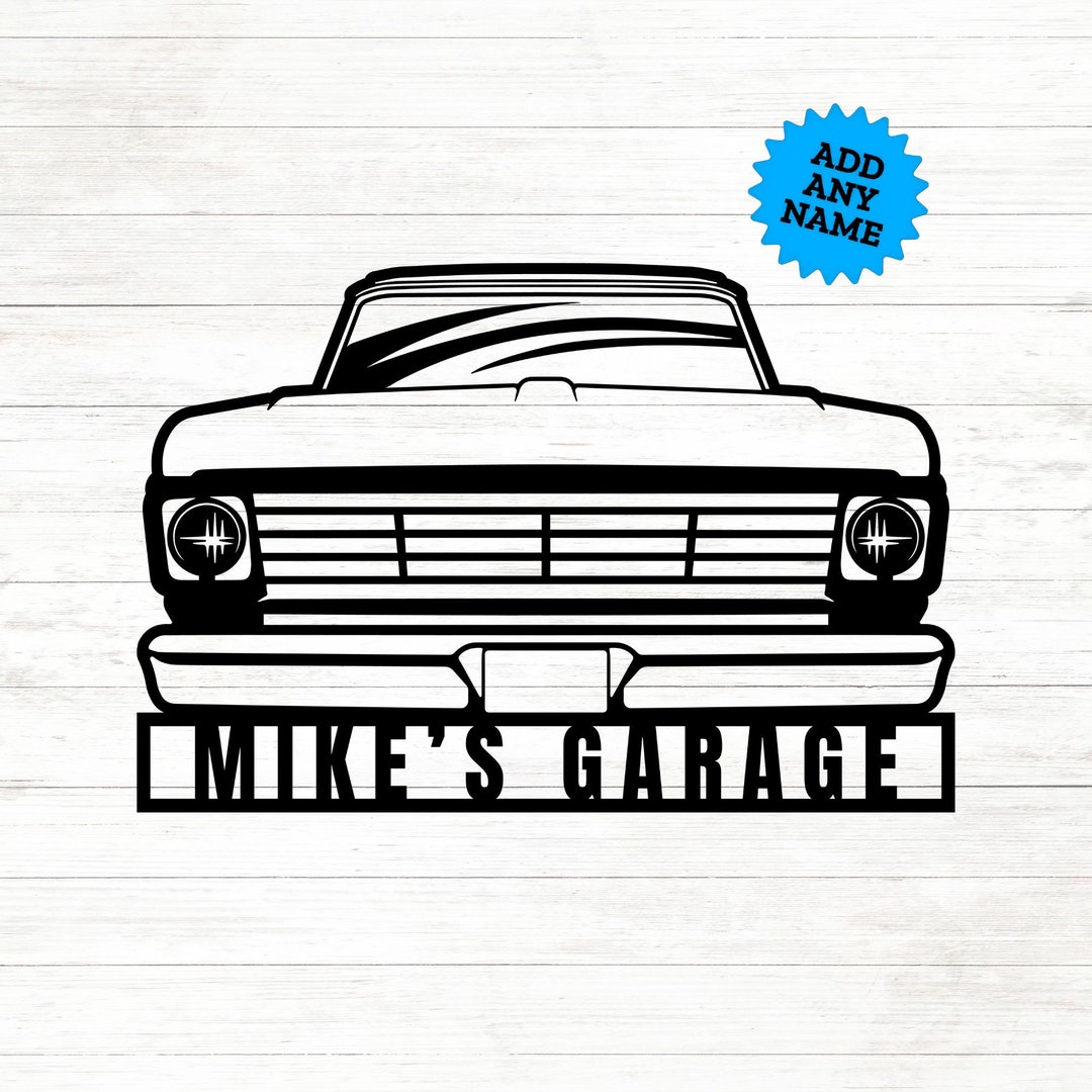 1967 Custom Die-cut Metal Signs, Personalized Metal Garage Sign, Gift ...