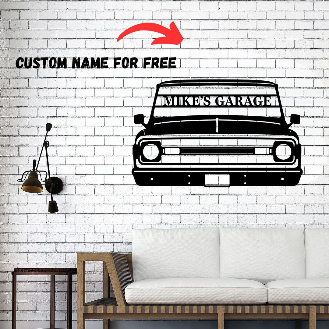 1969-70 C10 Truck Sign Truck Custom Die-cut Metal Signs, Personalized ...