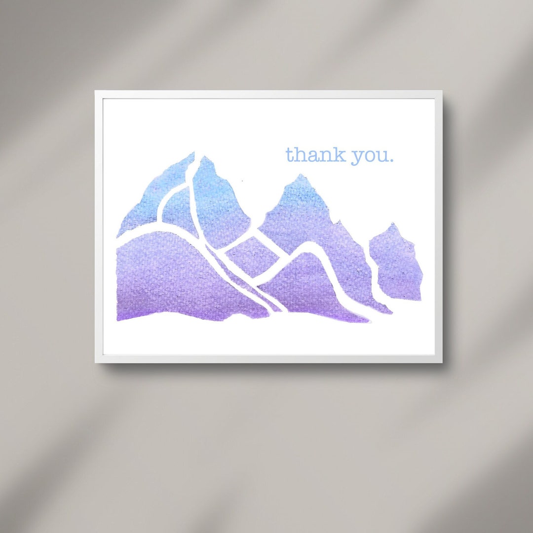 DIGITAL DOWNLOAD - Hand-painted Art of the Andes Mountains, Good for ...